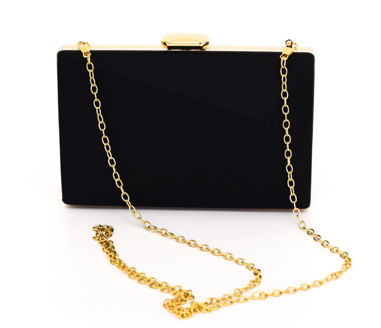Comprar Cartera brillo negro Samantha | Gloss Calzados